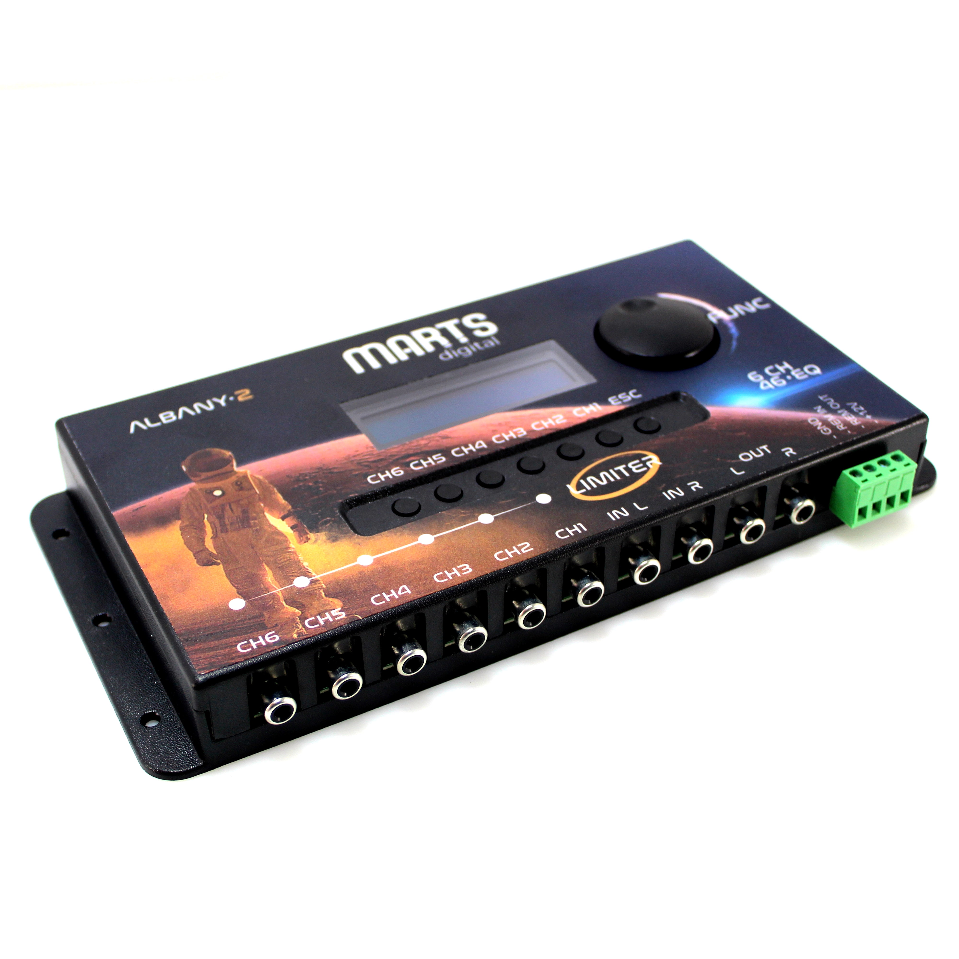 Marts Digital DSP Signal Processor 6 Ch Equalizer Crossover 28 Band Car ...