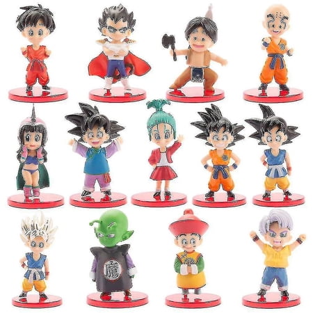 13pieces Of Children's Dragon Ball Doll Toy Anime Doll Model | Walmart ...