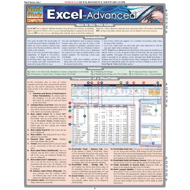 BarCharts- Inc. Excel Advanced - Walmart.ca