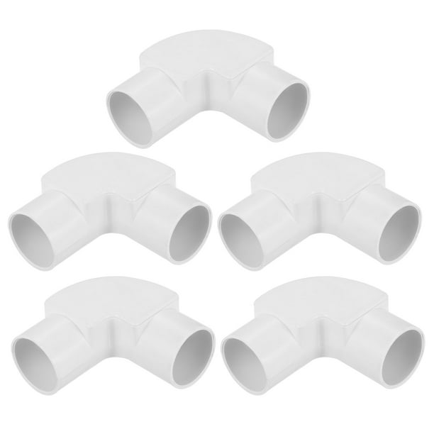 Uxcell PVC Conduit Coupler Elbow Fittings 25mm Inspection Hose ...