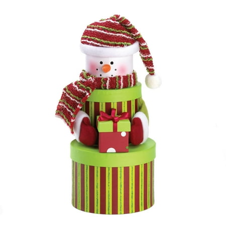 Snowman Tiered Gift Boxes - Walmart.com