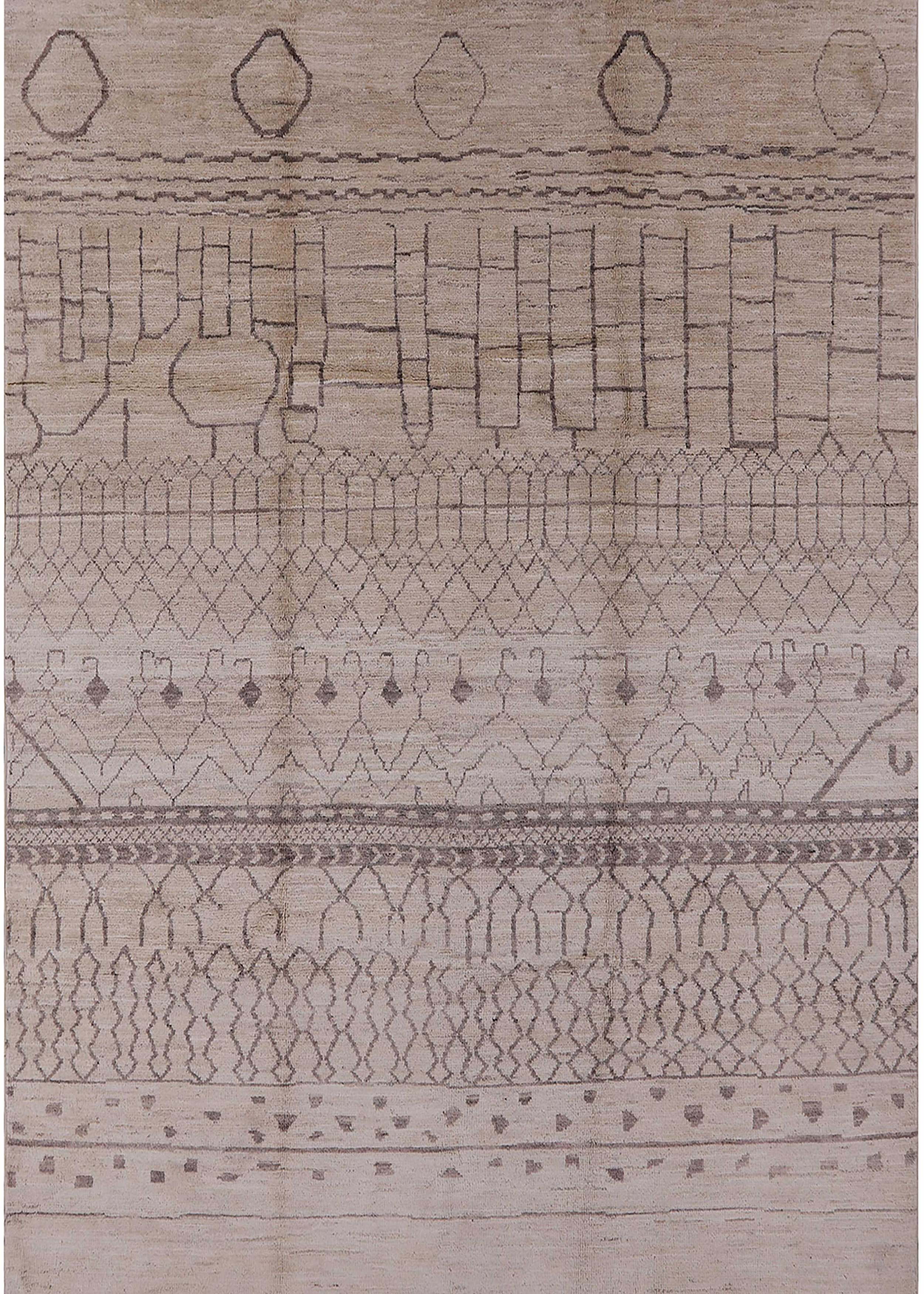 Ahgly Company Indoor Rectangle Mid-Century Modern Rose Purple Oriental ...