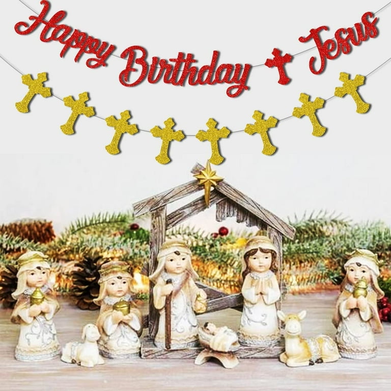 Happy Birthday Jesus Printable Banner Happy Birthday Jesus