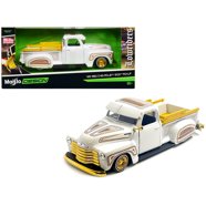 1958 Chevrolet Apache Fleetside Pickup Truck Lowrider Gray with Red Top ...