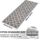 "Yamaziot 20""x59"" Long Hall Indoor Runner Rug, Non-Slip Carpet, Heavy ...