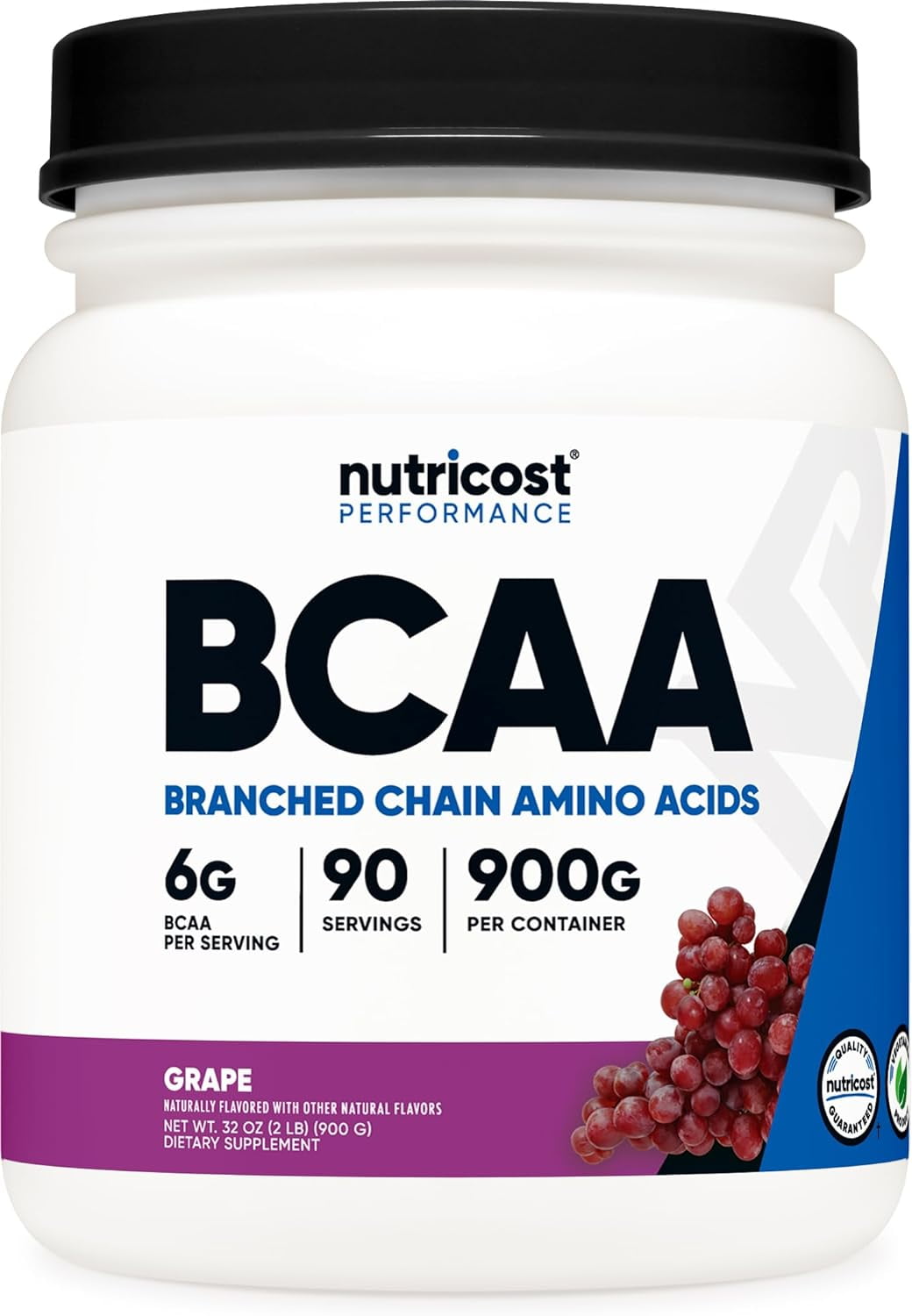 Nutricost BCAA (Branched Chain Amino Acids) | 6g BCAA Per Serving | 90 ...