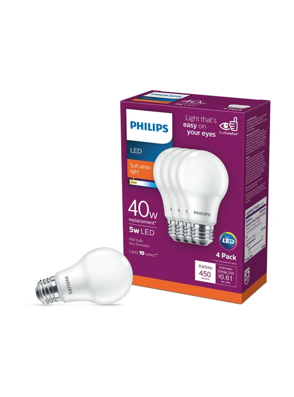 Philips Light Bulbs in Shop Light Bulbs by Brand - Walmart.com