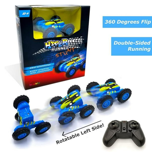 Hyper Runner Remote Control Race Car Stunt, Blue - Walmart.ca