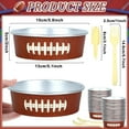 24 Set Football Party Supplies 18.6oz Snack Bowls Disposable Ice Cream ...