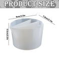 Silicone Mixing Cup, 5 Compartment Divided Resin Color Mixing Cup, DIY ...