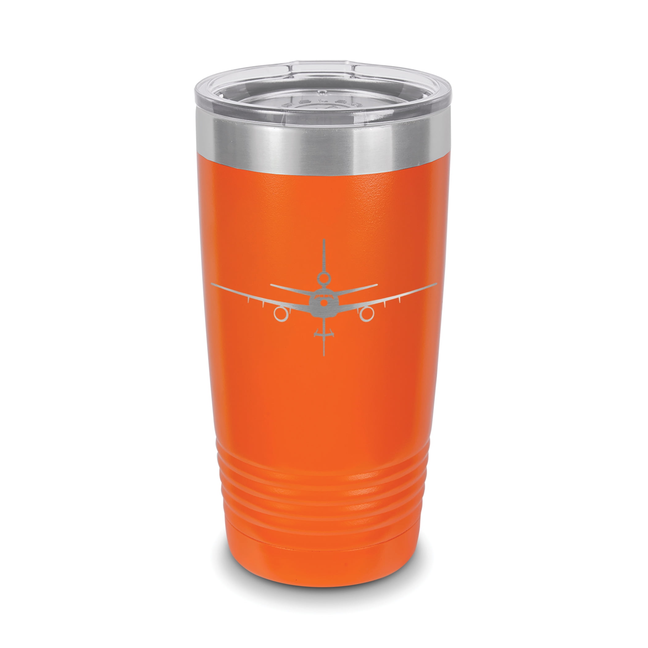 KC-10 Extender Boom Down Tumbler 20 oz - Laser Engraved w/ Clear Lid ...
