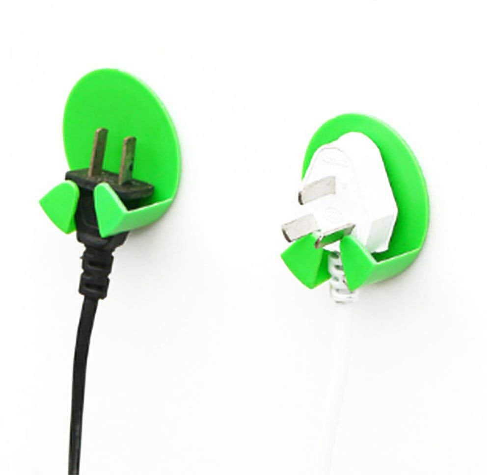 Pro Space Wall Adhesive Plastic Power Plug Hooks, Power Plug Socket ...