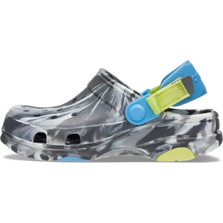 Crocs Kids' Classic All-Terrain Clog (Little Kid/Big Kid), Grey Tie Dye ...