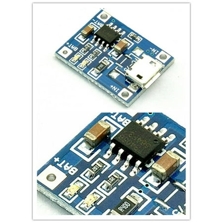 2 PACKS 5V 1A TP4056 Lithium Battery Charger Module Charging Board 1A ...