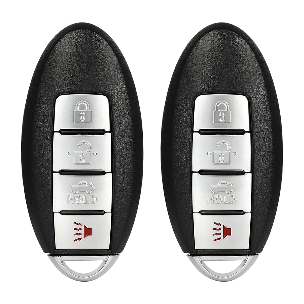 CCIYU 2 X Flip Key Fob Uncut Blade (SHELL CASE) 4 Buttons Replacement ...