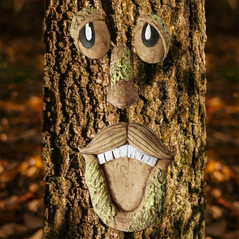 Resin Tree Face Decorations