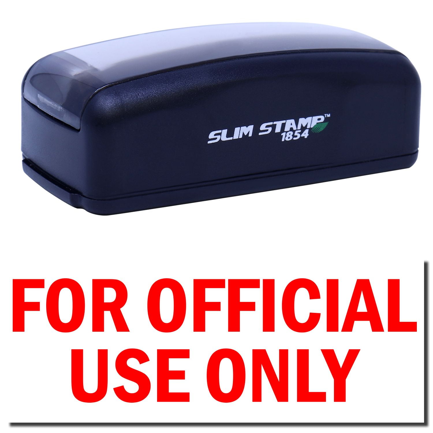 Large Pre-Inked For Official Use Only Stamp, Slim 1854, Ultra Slim ...