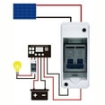 Waterproof Circuit Breaker Solar Photovoltaic Battery PV Combiner Box DC Switch Miniature ...