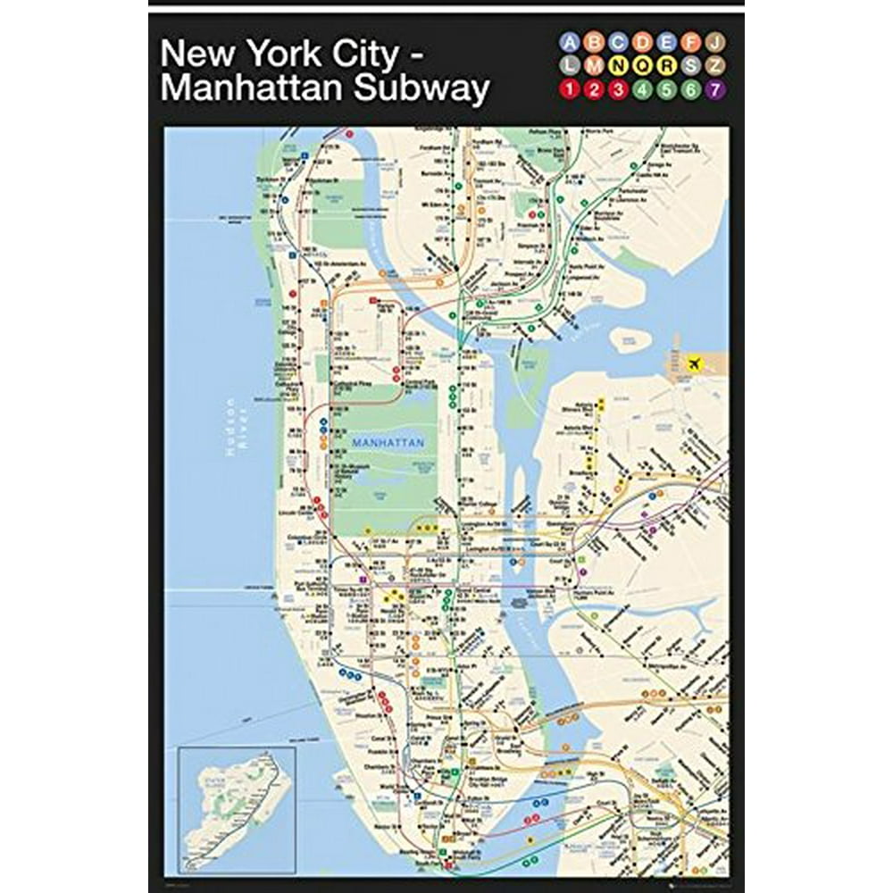 Nyc Subway Map Manhattan