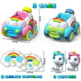 beFUNNI Unicorn RC Cars 2pk with LED Lights & Music, 3-6 - Walmart.com