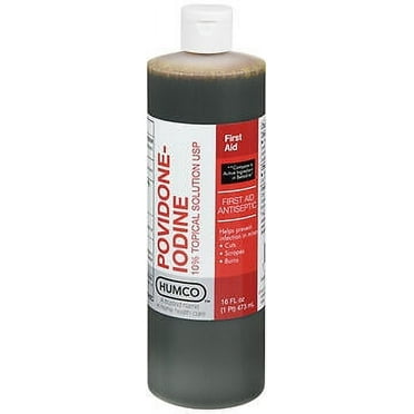 Humco Topical Medical Liquid Iodine Tincture 2%, 1 Oz. Antiseptic and ...