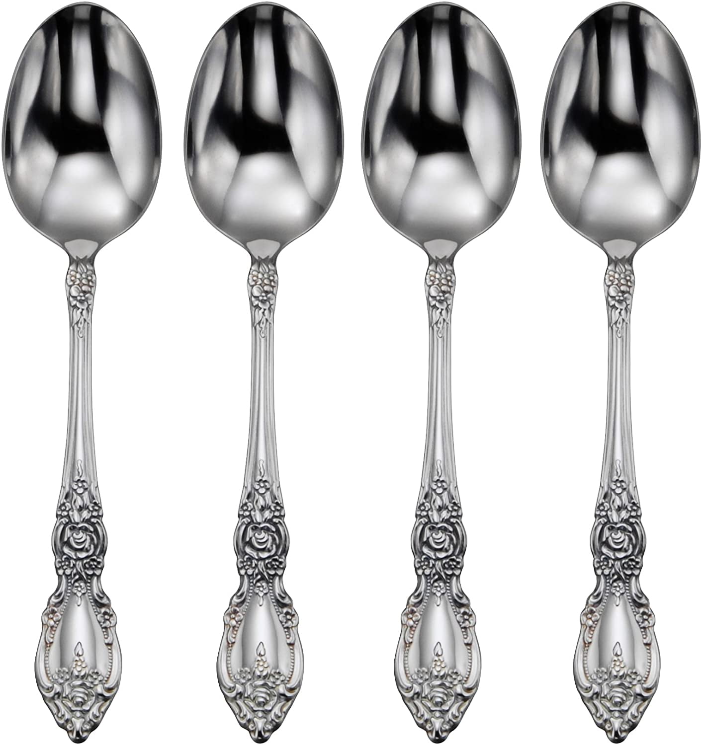 Oneida Wordsworth Everyday Flatware Teaspoons, Set of 4 - Walmart.com