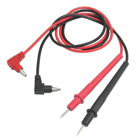 Pair Black Red 1000V Banana Multimeter Probe Test Lead Cable 60cm ...