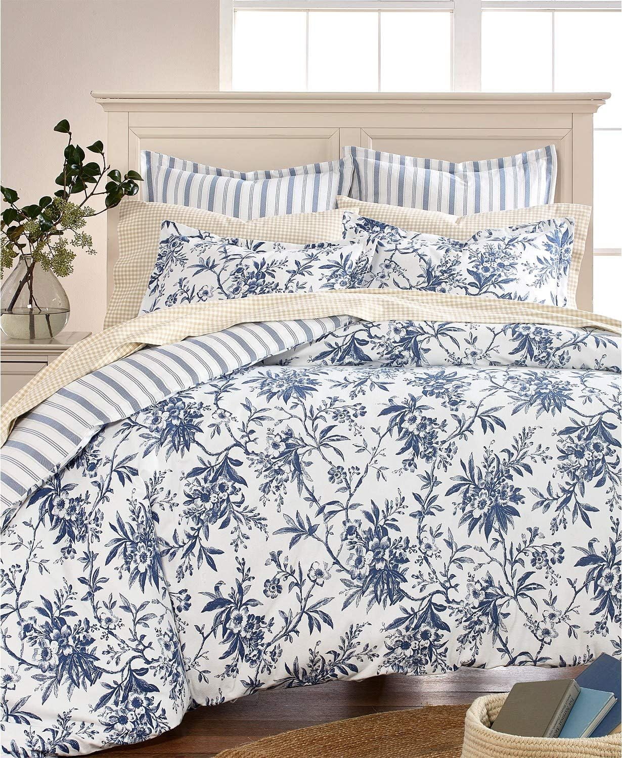 Martha Stewart Martha Stewart Collection Cozy Toile Cotton Flannel
