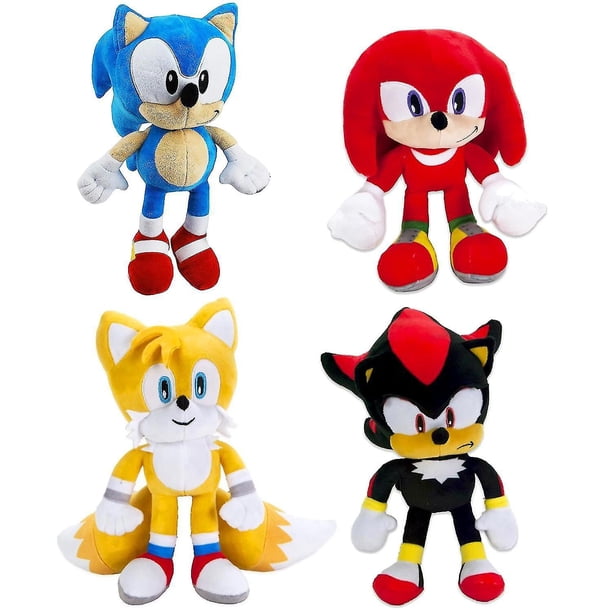 Sonic The Hedgehog Plush Toy Knuckles Tails Doll Soft Stuffed Teddy ...