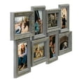 8-Opening 4x6 Gray Collage Picture Frame Showcase Memories Multi Decor ...