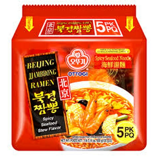 Fideos Instantaneos OTTOGI Beijing Jjambbong 5 Pack 120g | Walmart en línea