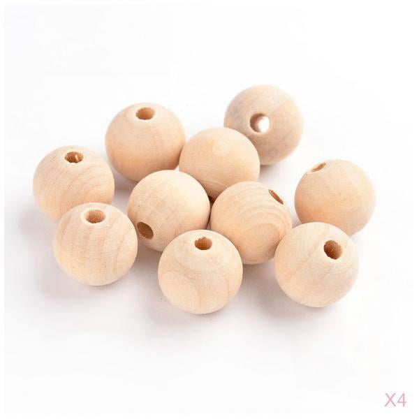 Click here for Lipstore 200pcs Round Wooden Beads For Threading W... prices