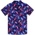 Boys American Flag Button Down Shirt Girls USA 4th of July Tshirt Kids ...