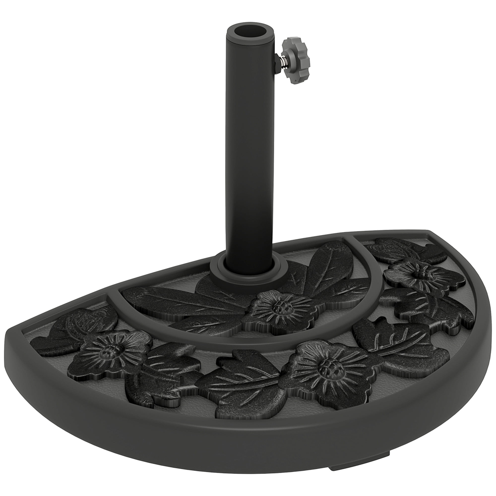Click here for Outsunny Half Umbrella Base 21lbs Umbrella Stand W... prices