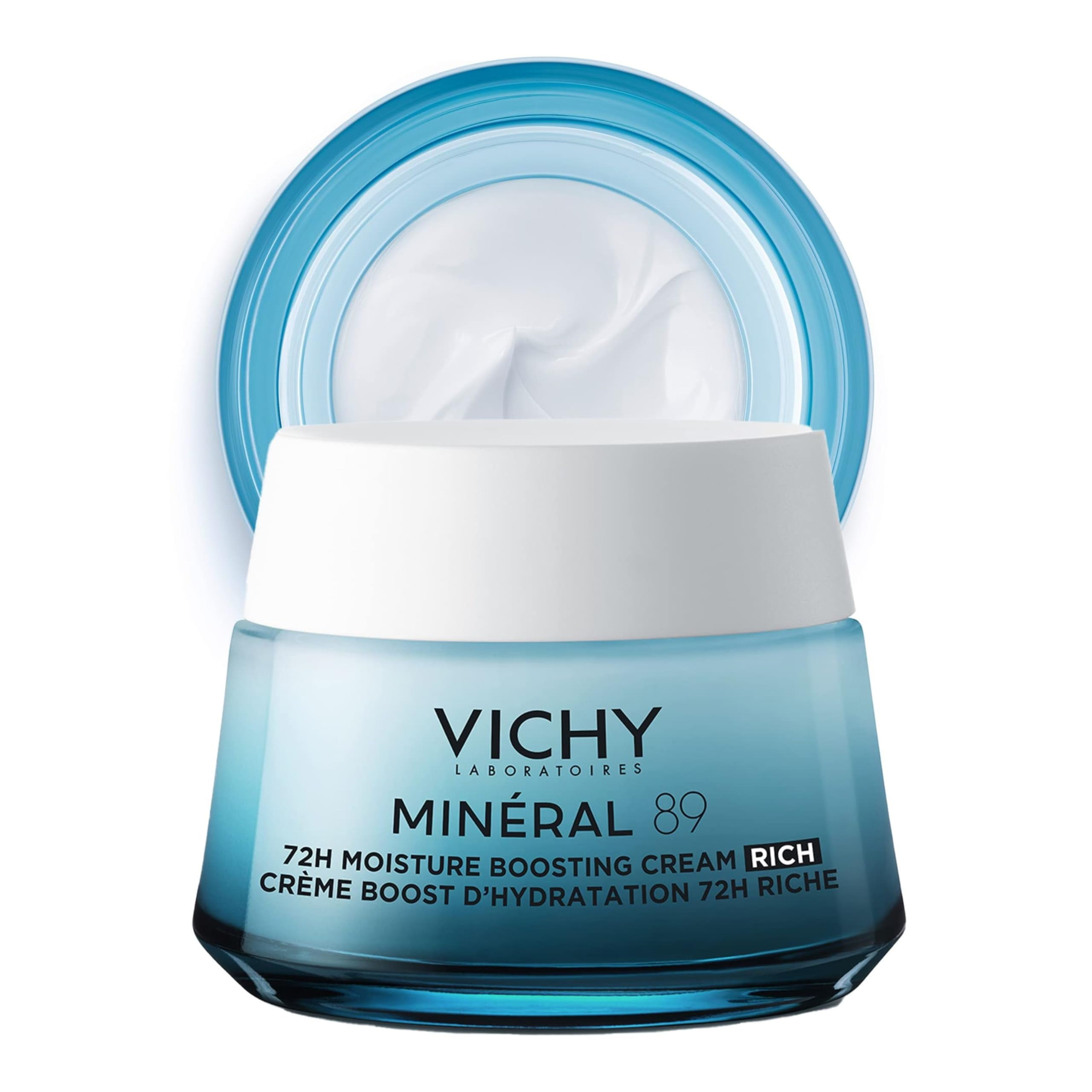 Crema hidratante Vichy Mineral 89 Rich 72H con ácido hialurónico ...
