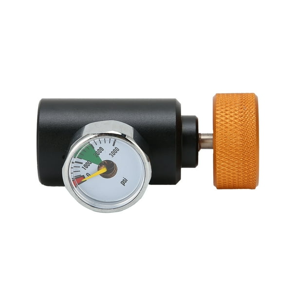 CO2 Refill Adapter Connector Valve ASA with 3000psi Pressure Gauge Soda Accessory - Walmart.ca