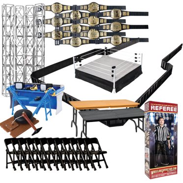 30 Piece MASSIVE Wrestling Figure Accessories Pack For WWE Wrestling ...