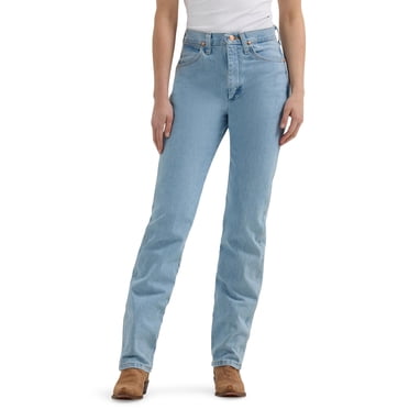 Vaqueros Wrangler con corte vaquero, talle alto, corte ajustado, para ...