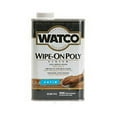 qt Rust-Oleum 68141 Clear Watco Wipe-On Poly Finish, Satin - Walmart.com