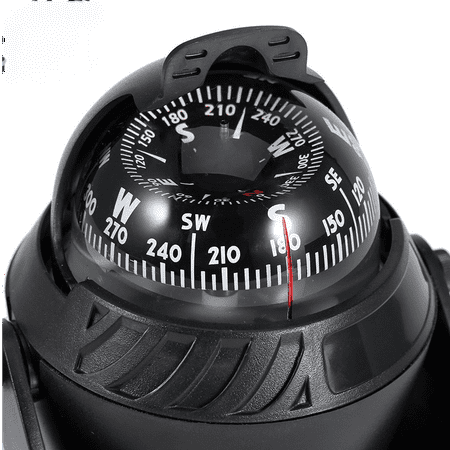 LED Illuminated Light Up Swivel Digital Electronic Compass Navigation ...