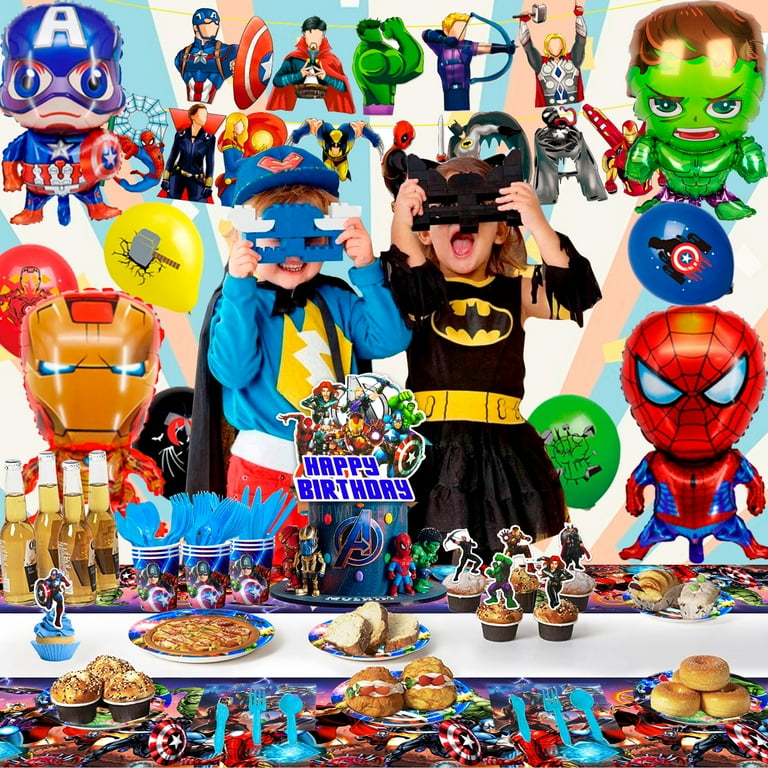 Super Hero Themed Party Supply Spiderman Birthday Party Ideas (The