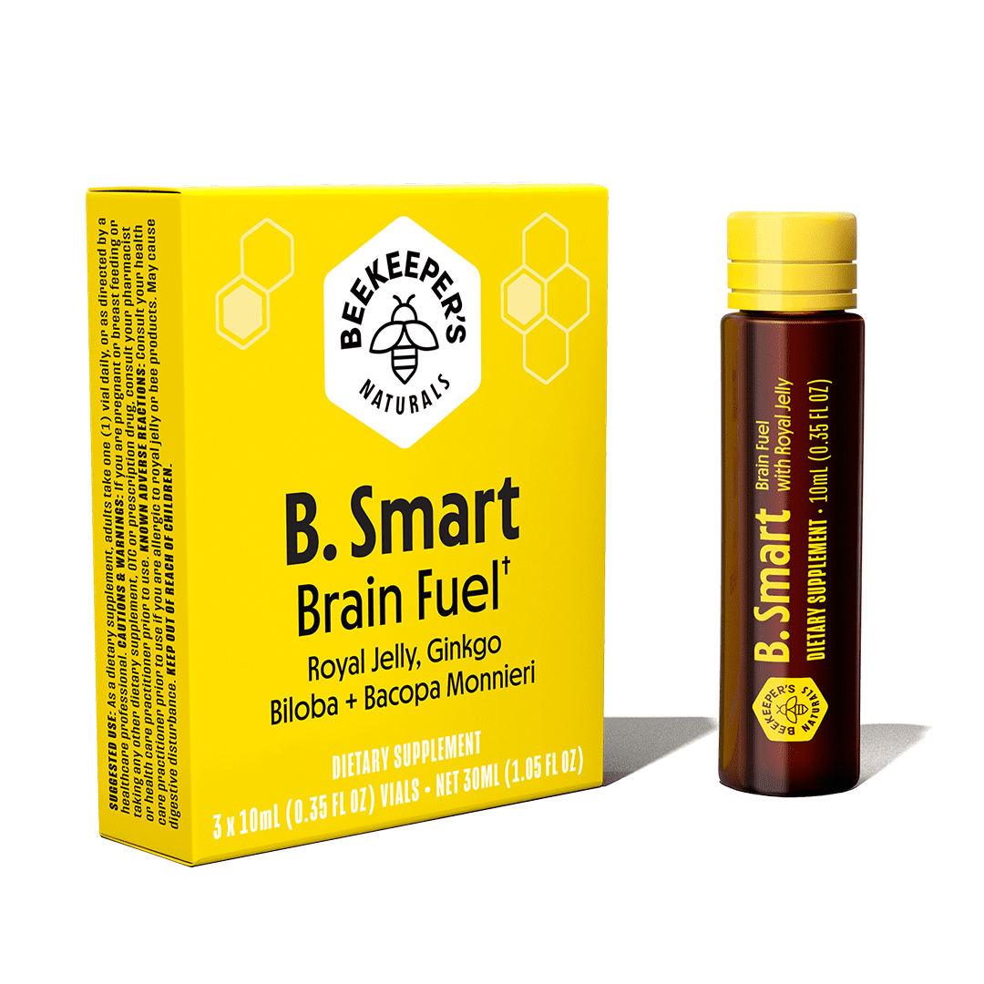 Beekeeper's Naturals B.Smart Brain Fuel, Memory and Focus Liquid Vials ...