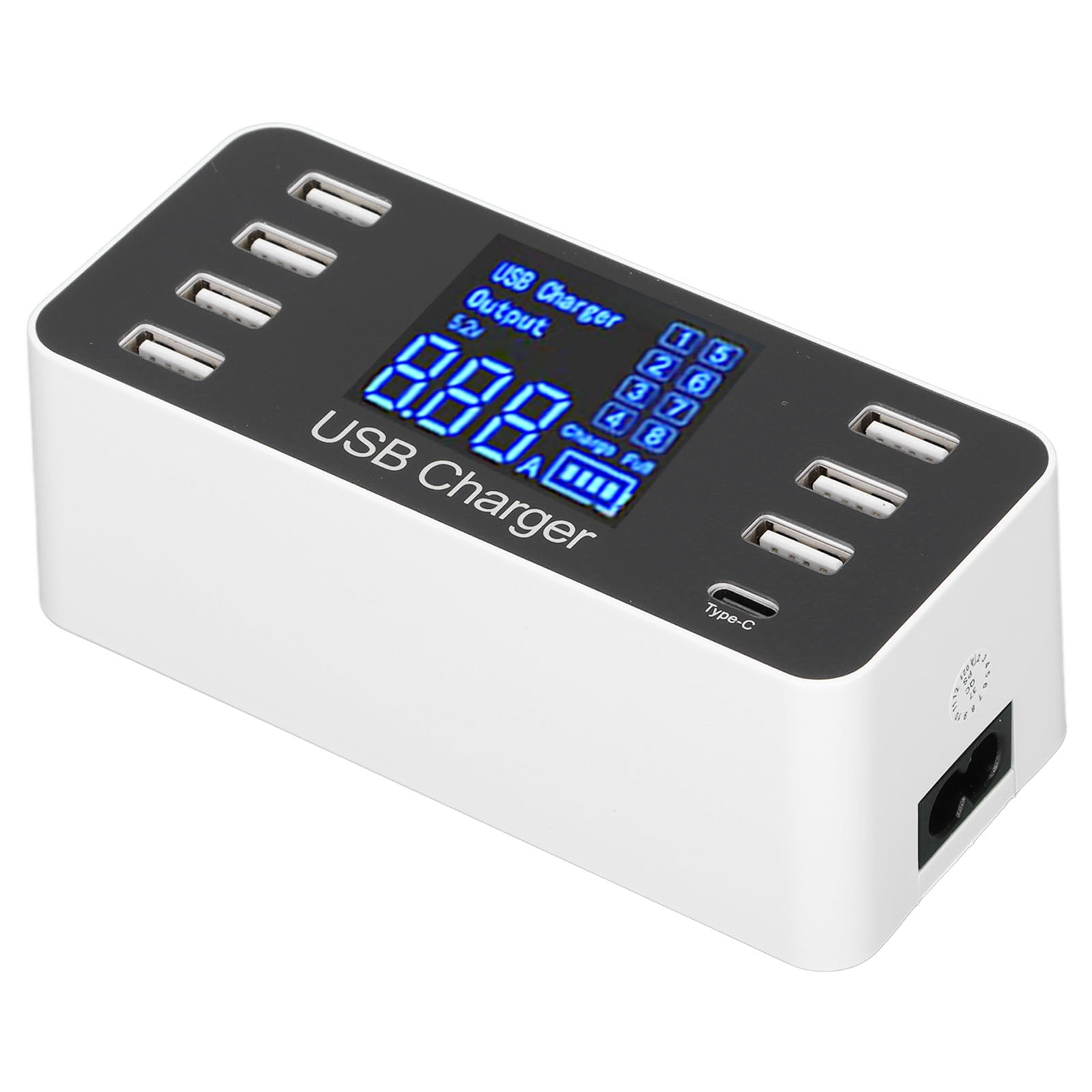 Cargador Multipuerto, Estación De Carga USB De Amplio Voltaje De ...