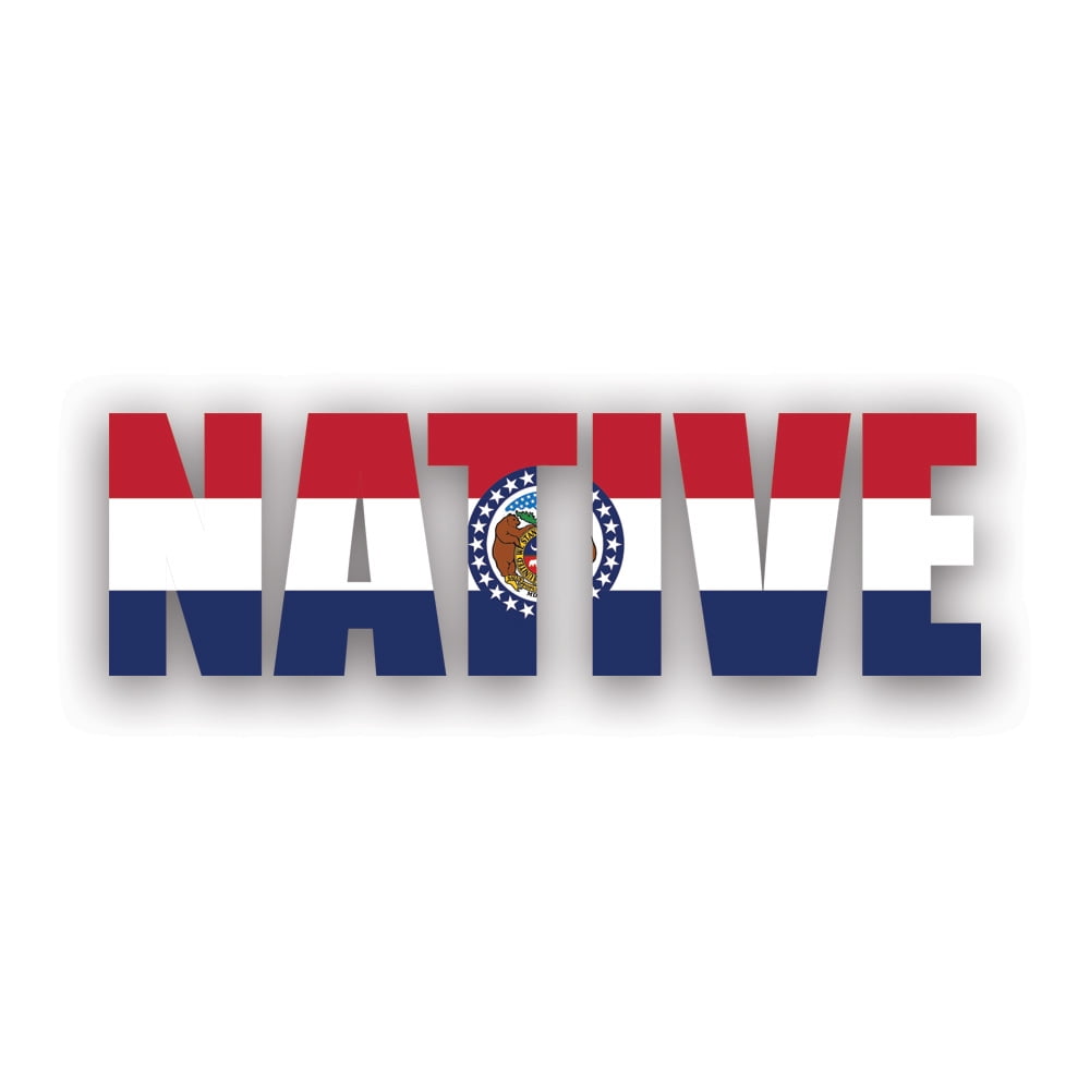 Missouri Native Sticker Decal - Self Adhesive Vinyl - Weatherproof ...