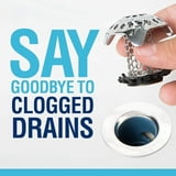 Sink Shroom Ultra Edition Bathroom Sink Hair Drain Catcher Stainless ...