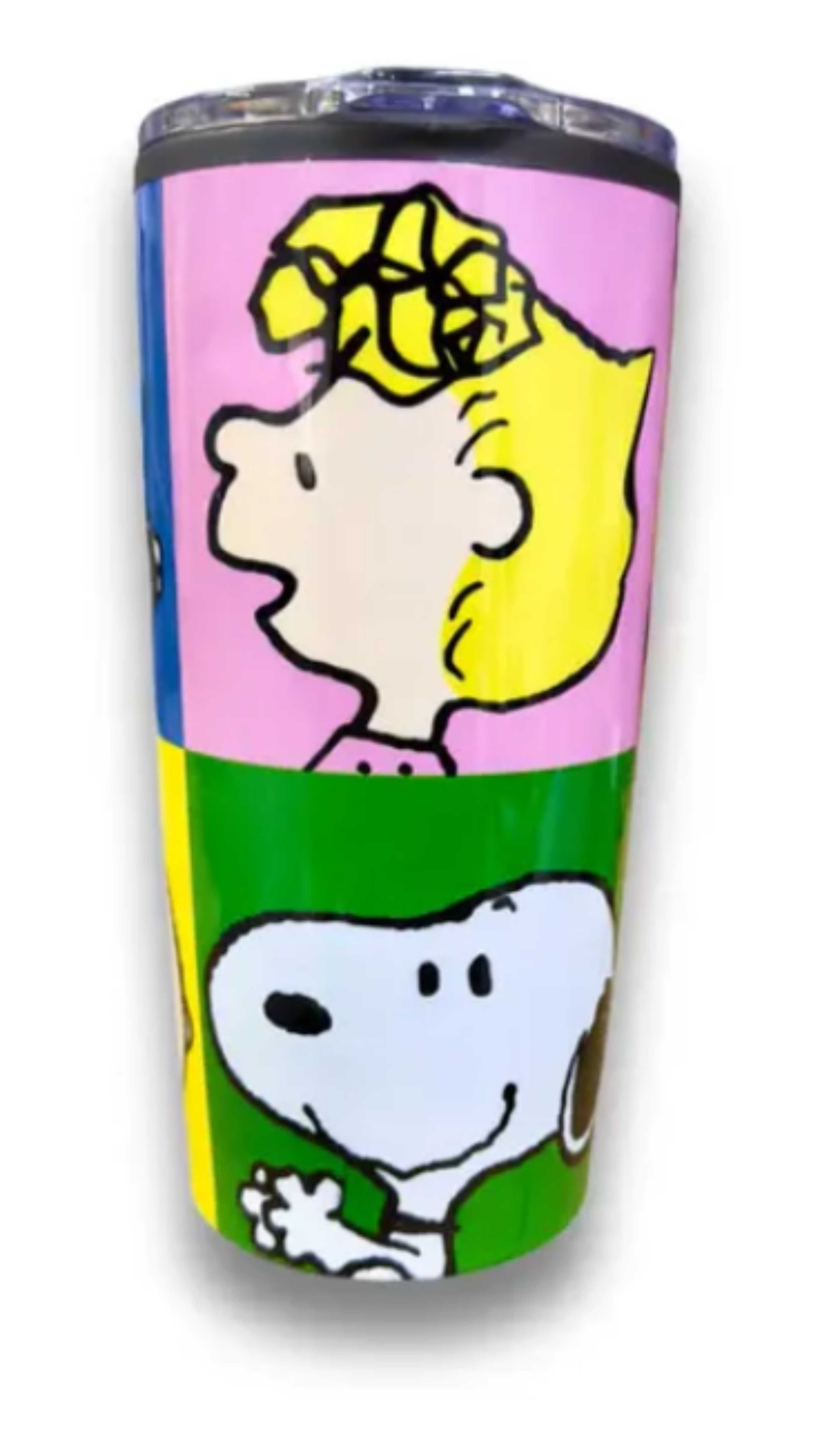 Termo Doble Pared, Snoopy y sus amigos, Peanuts, Tapa Deslizable 500 Ml ...