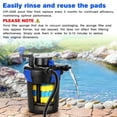4Pcs Pressure Aquariums Pond Filter Replacement Sponge Filter Media Pad ...