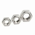 5/20PCS A2 Stainless Steel Reverse Thread Hex Nut M4 M5 M6 M8 M10-M20 ...