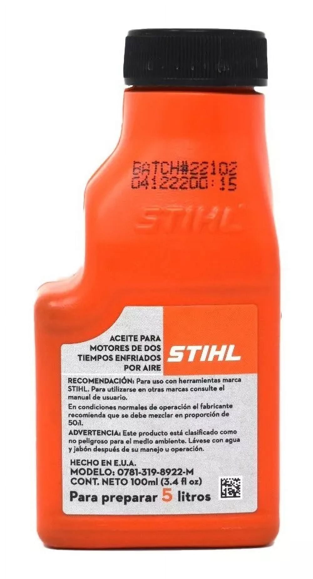 Stihl Aceite para Motor de 2 Tiempos 100 ml | Walmart en línea
