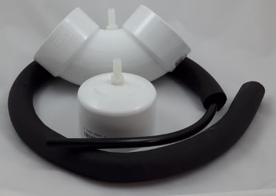 Radon Mitigation Condensation Bypass Kit (Cap + 90 elbow) - Walmart.com